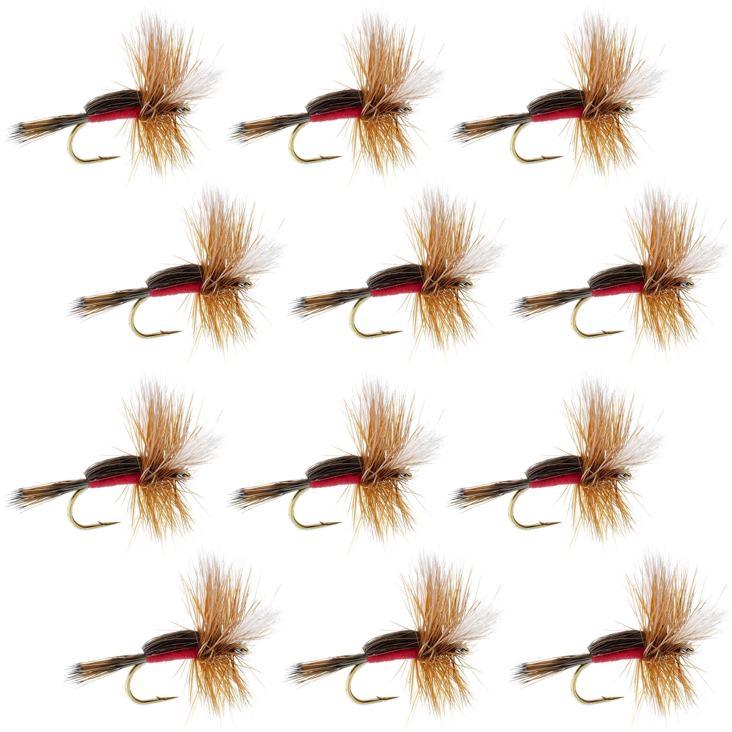 Royal Humpy Classic Hair Wing Dry Fly - 1 Dozen Flies Hook Size 12 – Wasatch Tenkara Rods
