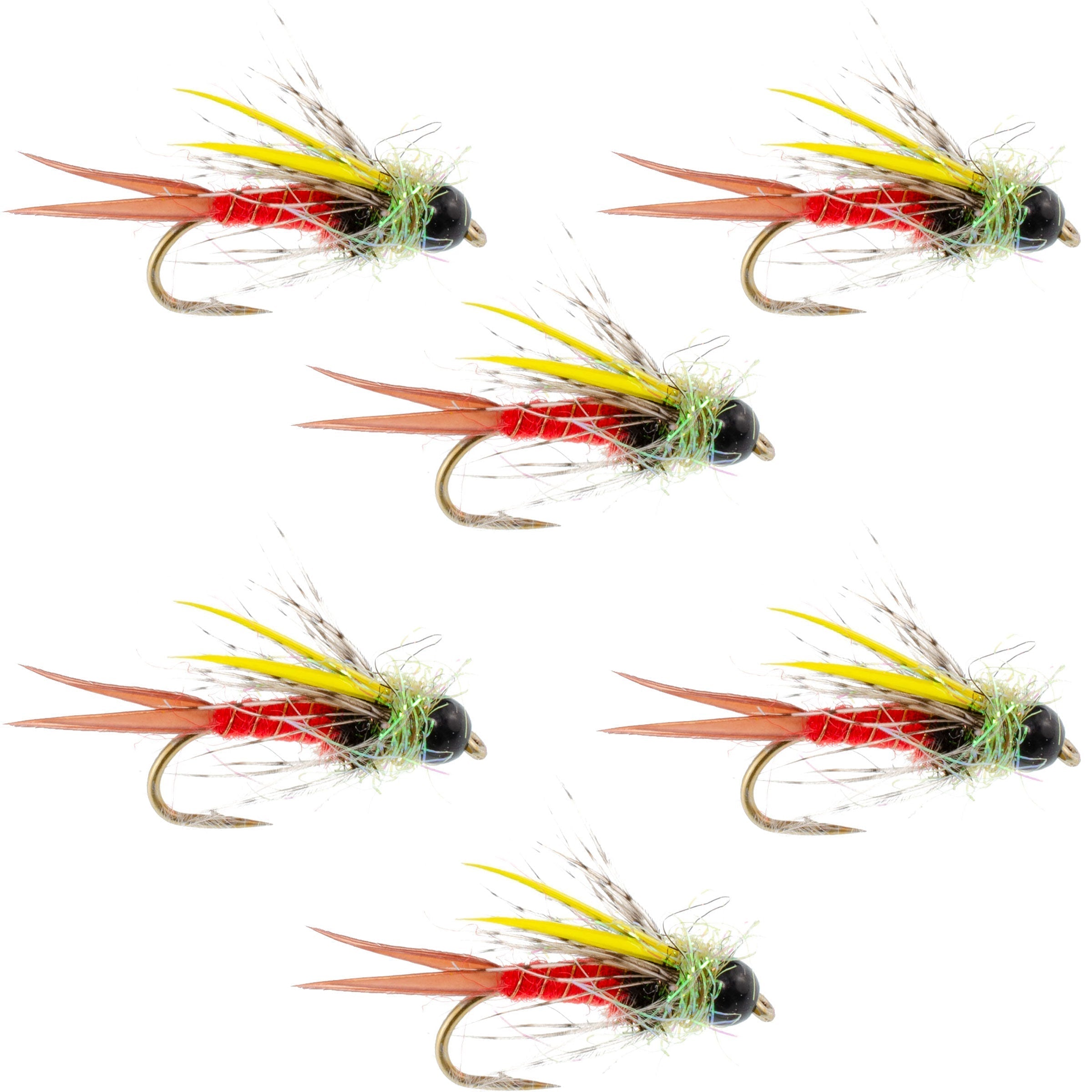 Tungsten Bead Head Nicks Prince Special Nymph Fly Fishing Flies - Set ...