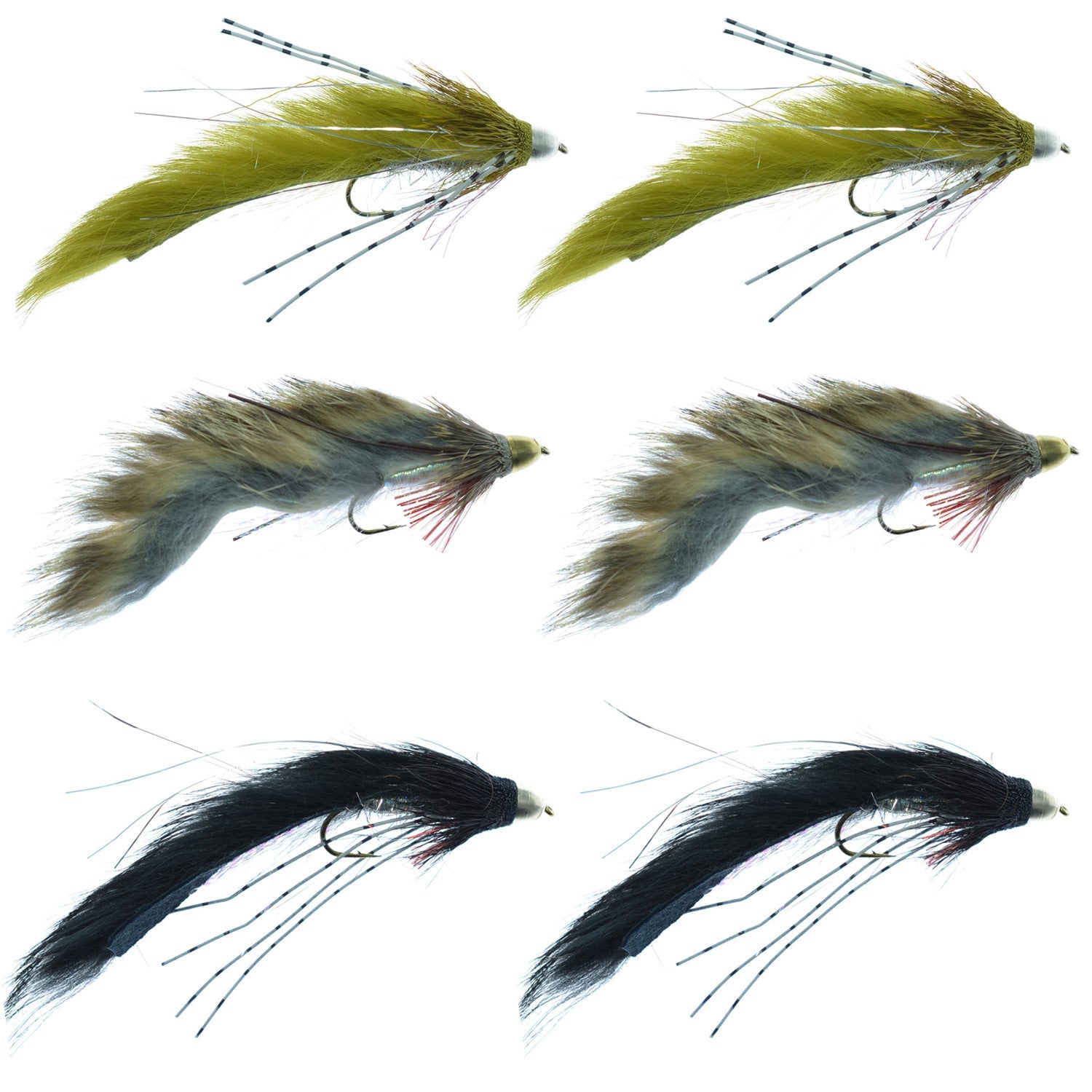 Muddy Buddy Zuddler Cone Head Lunchables Streamer Fly Fishing Flies As ...