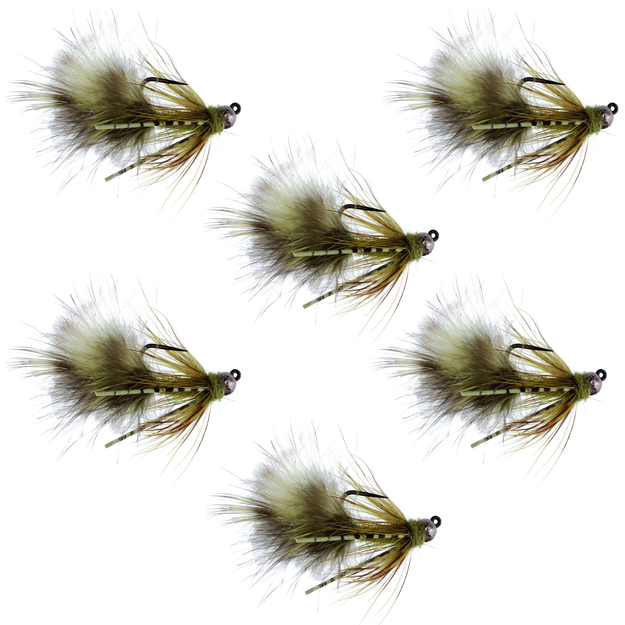 Tungsten Bead Tactical Mini Bugger Czech Nymph Euro Nymphing Fly - 6 F ...