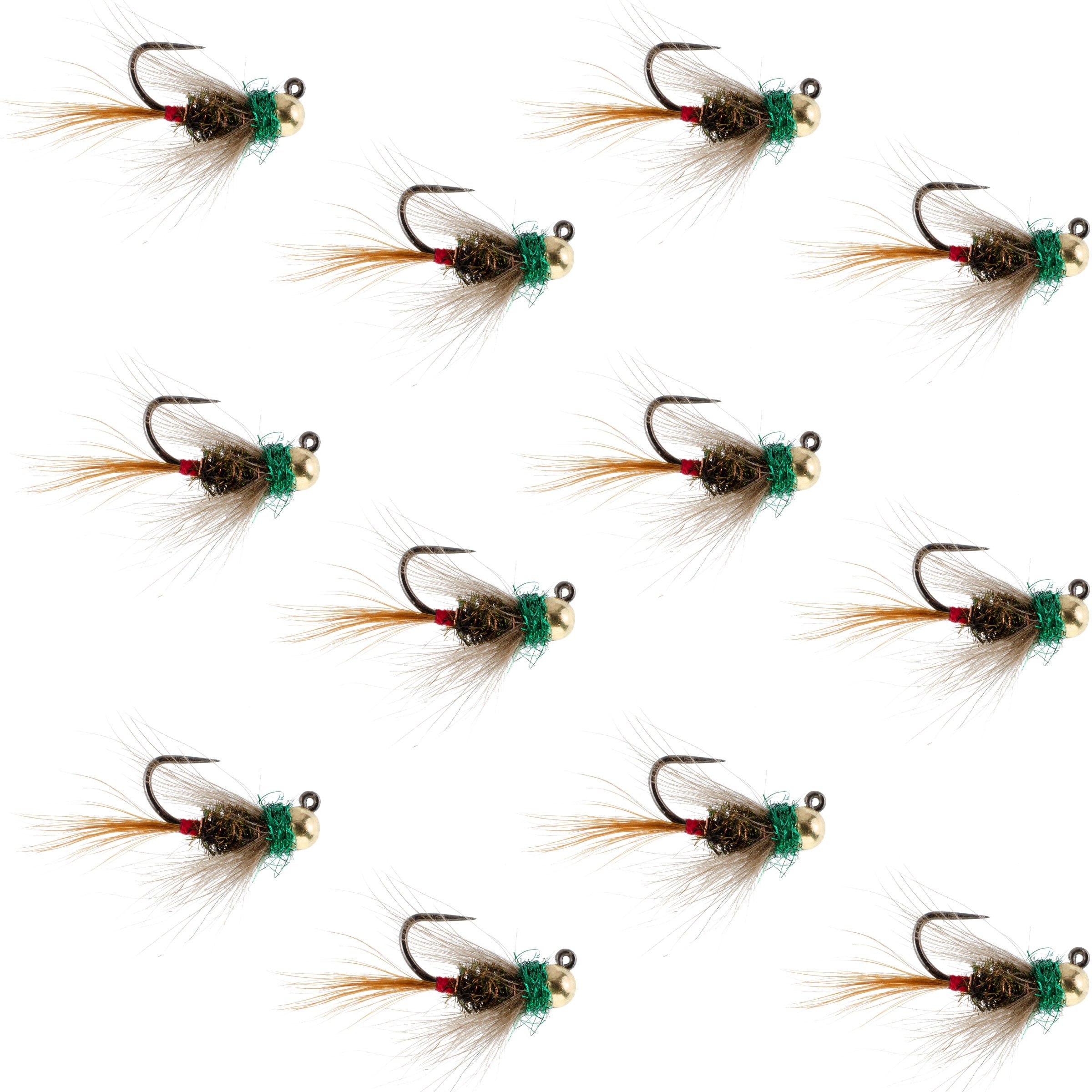 Tungsten Bead Tactical CDC Frenchie Czech Nymph Euro Nymphing Fly - 1 ...